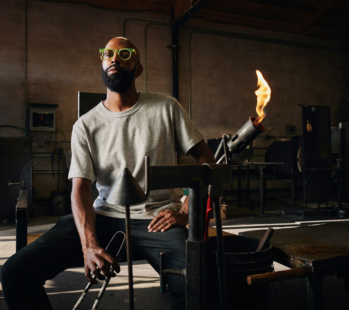 Gear Patrol Mettle Work: In the Studio with Glass Artist Cedric Mitche – Cedric Mitchell Design